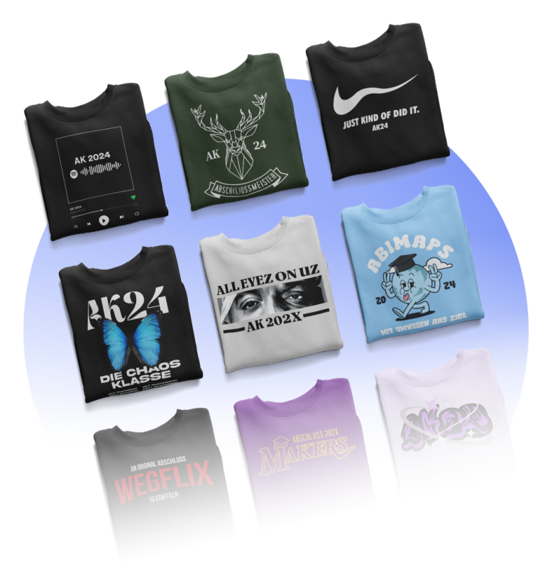 AK WEAR - Dein Partner für Abschluss Pullover & Abi Pullis