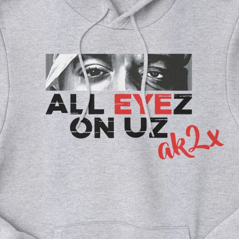 Abschlussmotiv "All eyez on uz schwarz-weiß Foto" - AK WEAR